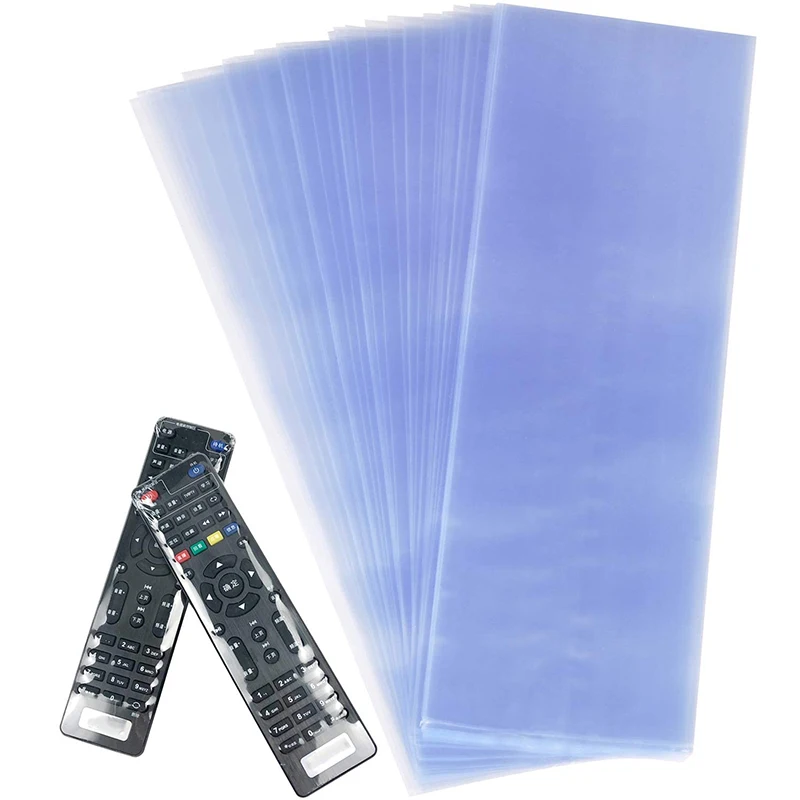 Transparent Heat Shrink Film Bag For TV Box Video Remote Control ...
