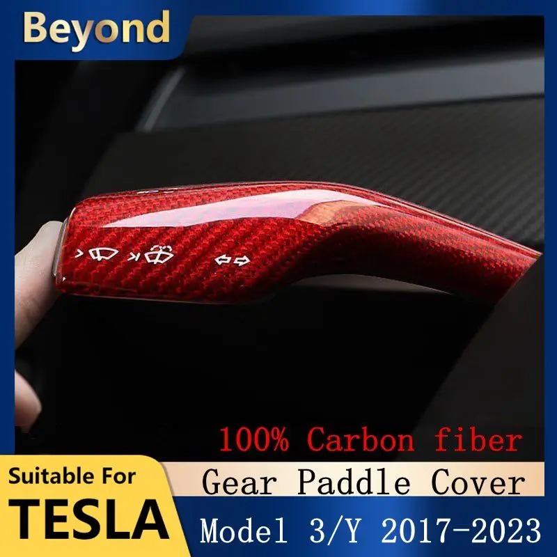 2pcs-Column-Shift-Protective-Pick-Cover-Real-Carbon-Fiber-Car ...