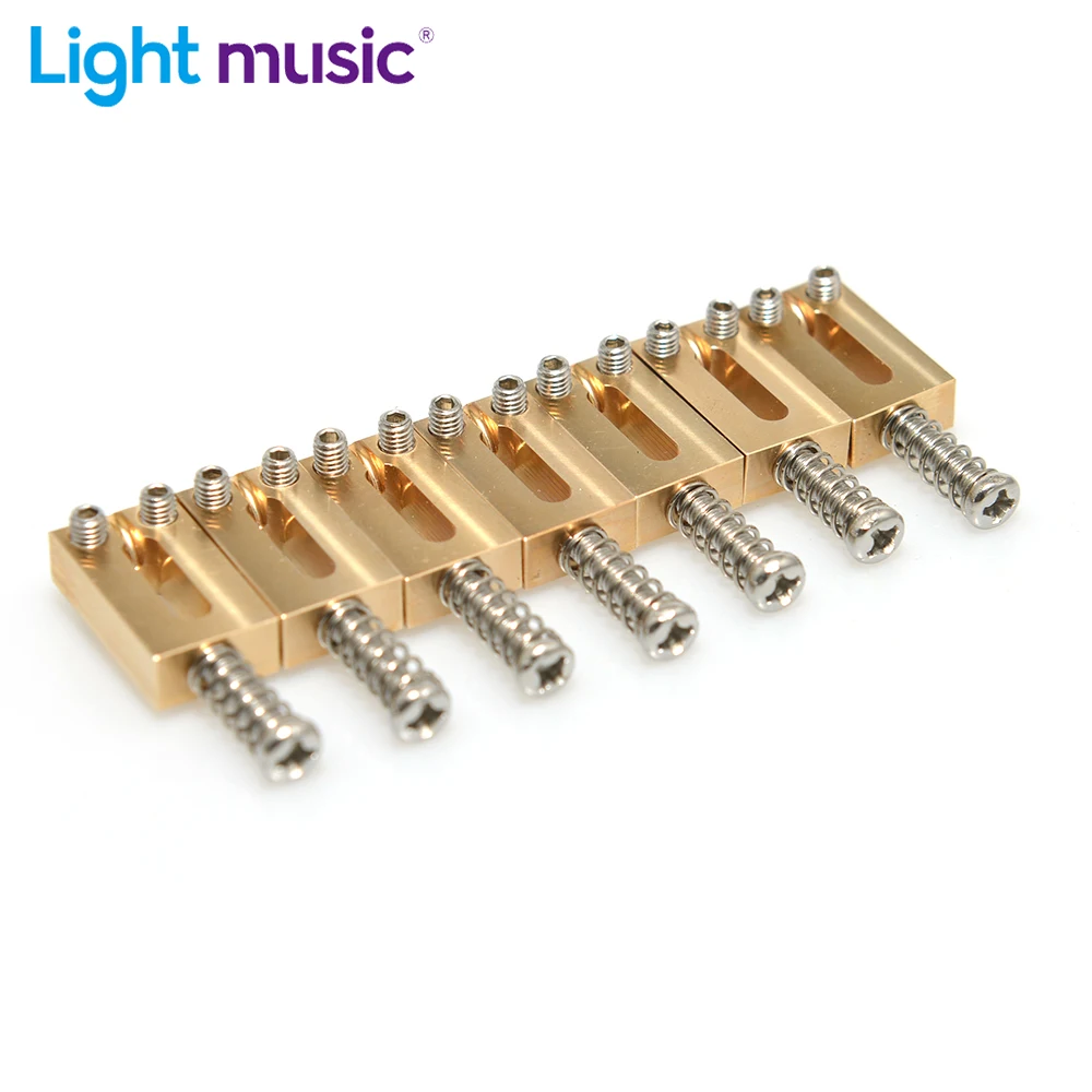 1-Set-Electric-Guitar-Tremolo-Bridge-Brass-Saddles-10-5MM-10-8MM-6-7-8 ...