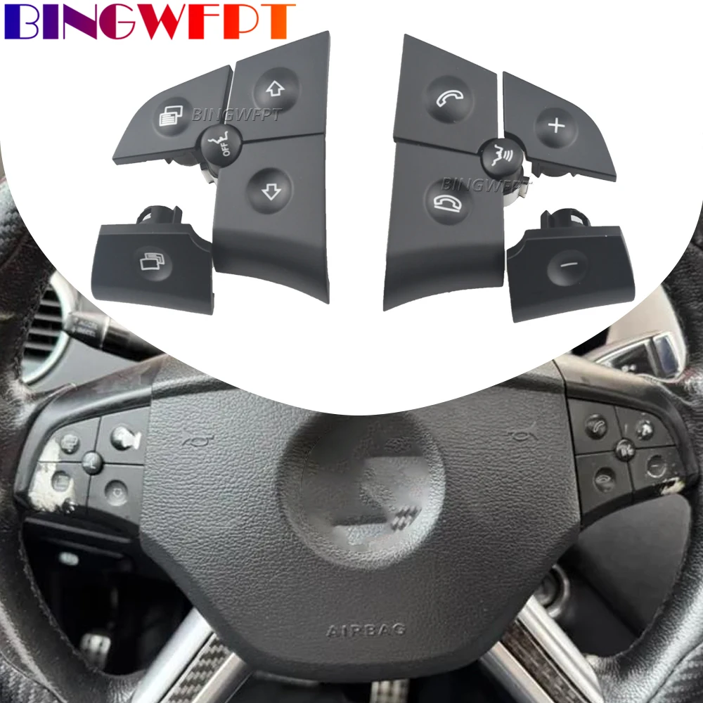 2Pcs-Car-Multi-function-Steering-Wheel-Buttons-Kit-For-Mercedes-For ...