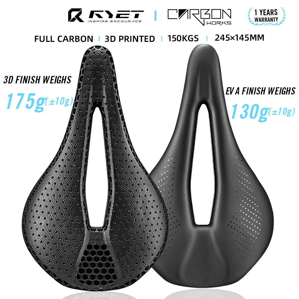 RYET-sill-n-de-bicicleta-con-estampado-3D-de-carbono-para-hombre-y ...