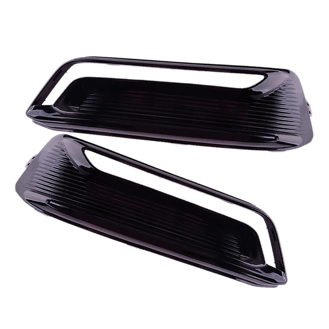 1 Pair Front Bumper Fog Light Lamp Bezel Grille Cover Fit for Chevrolet ...