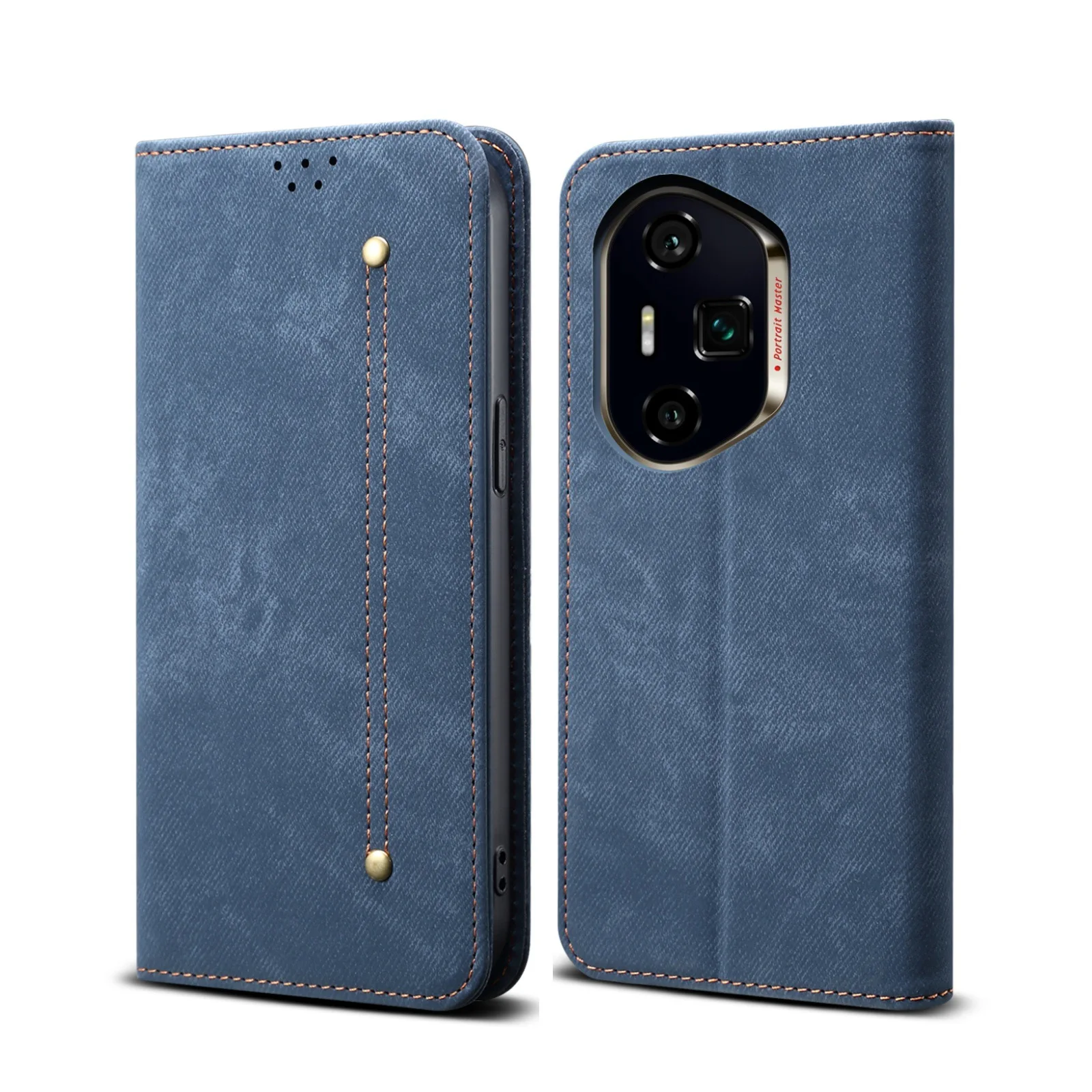 Denim Leather Wallet Phone Case For Honor 400 300 200 100 90 80 Pro Se ...