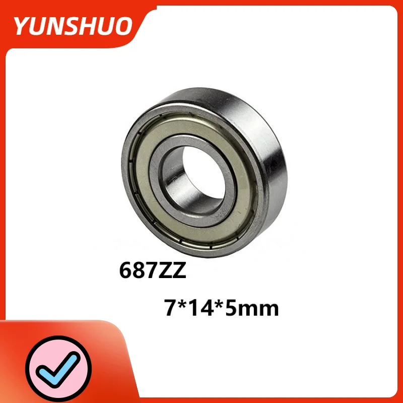 10Pcs-batch-687Zz-Deep-Groove-Ball-Bearing-Miniature-Bearing-687-Zz-7 ...