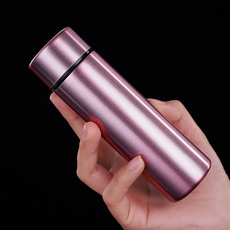 316-Stainless-Steel-Baking-Varnish-Mini-Vacuum-Cup-LFGB-Certificate-140ml-Sealing-Pocket-Water ...