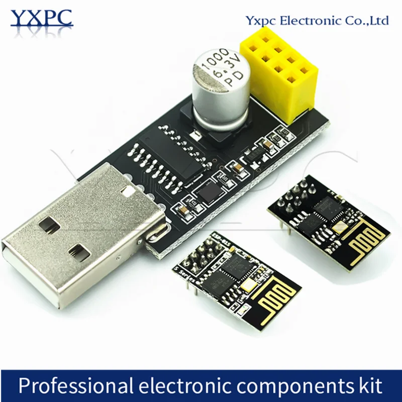 ESP01 Programmer Adapter UART GPIO0 ESP-01 Adaptaterr ESP8266 CH340G USB to ESP8266 Serial ...