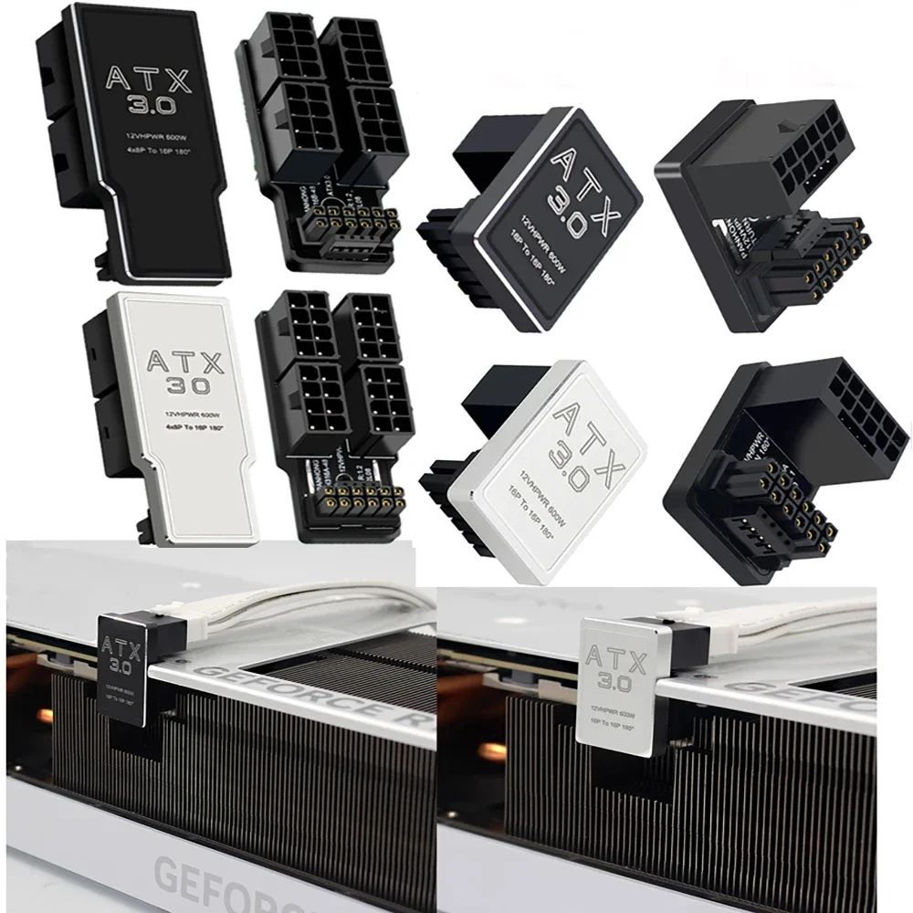 ATX3-0-12VHPWR-12-4Pin-GPU-600W-Power-Supply-Cable-Adapter-Male-Female ...