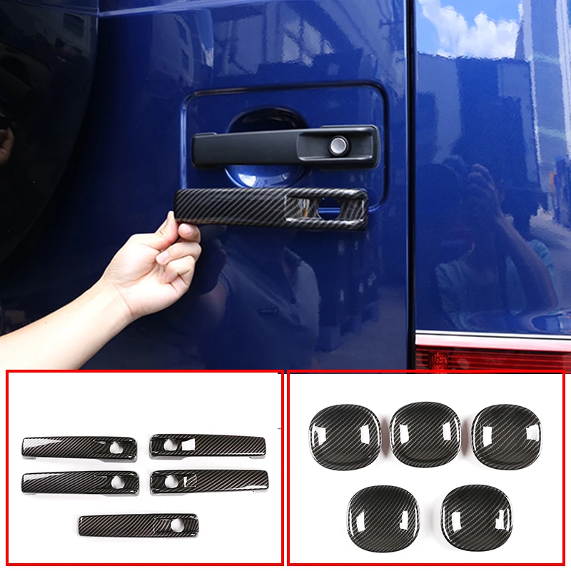 Car Outer Door Handle Decorate Door Bowl Protection Trim Cover for ...