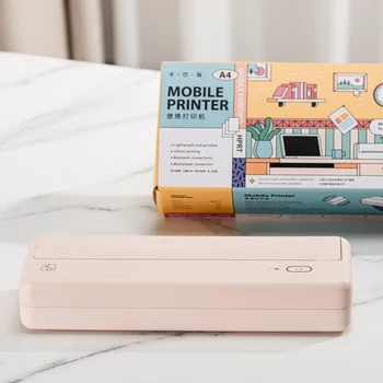 A4 Mini Document Thermal Printer Portable Printer 210mm USB Bluetooth ...