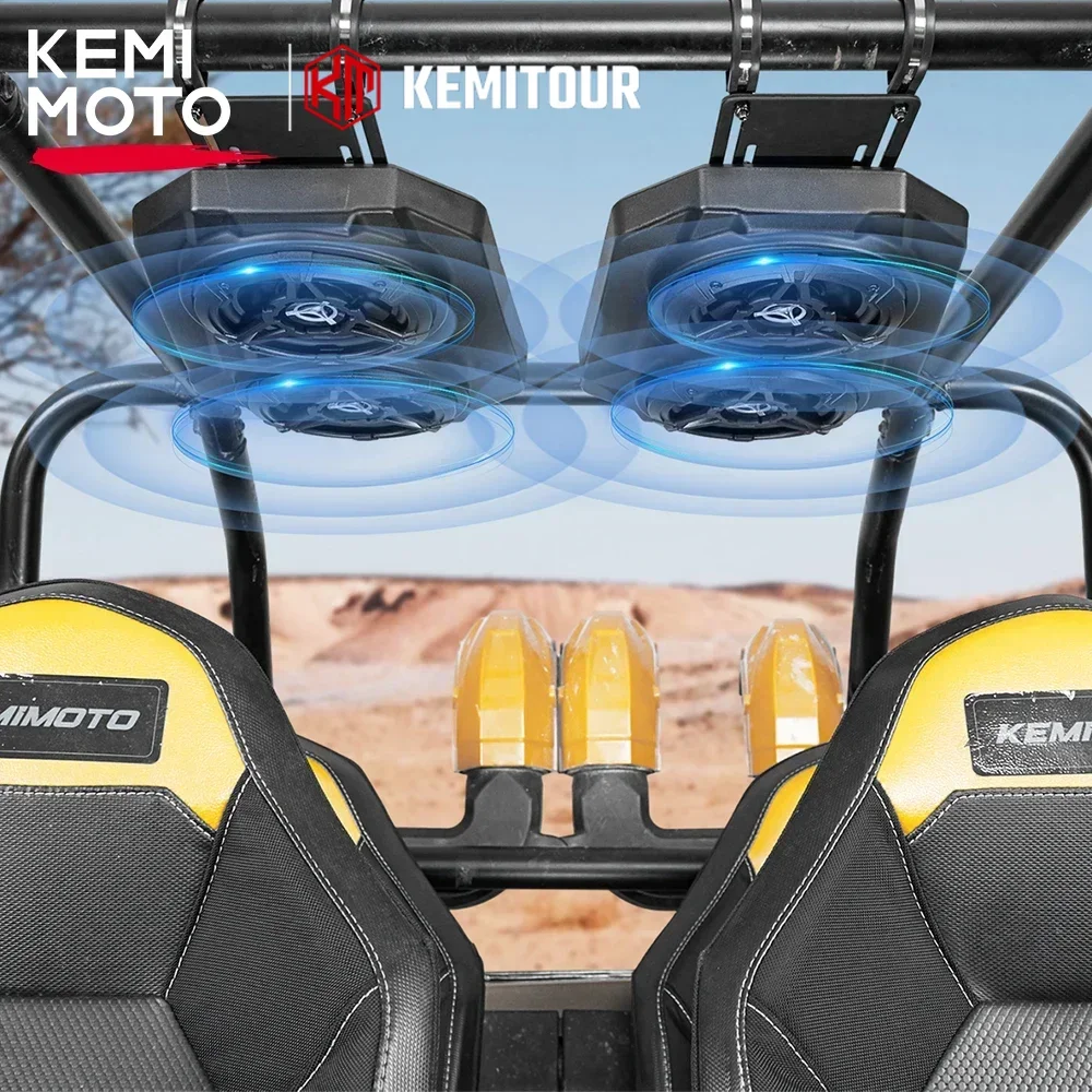 UTV-Bluetooth-Sound-System-6-5-Inch-Speakers-Fits-1-625-1-9-Roll-Cages ...