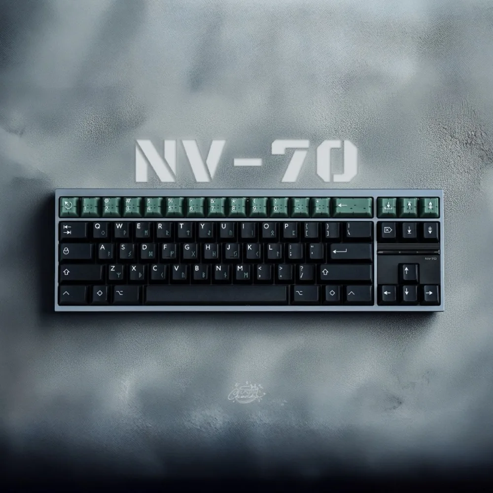 GDK Lab NV-70 Mechanical Keyboard Kit Wireless Tri-mode Gasket Hot Swap ...