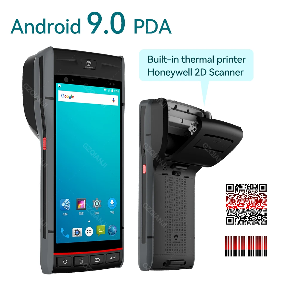 New Handheld Pda Android 8.1 Rugged Pos Terminal 1d 2d Barcode Scanner ...