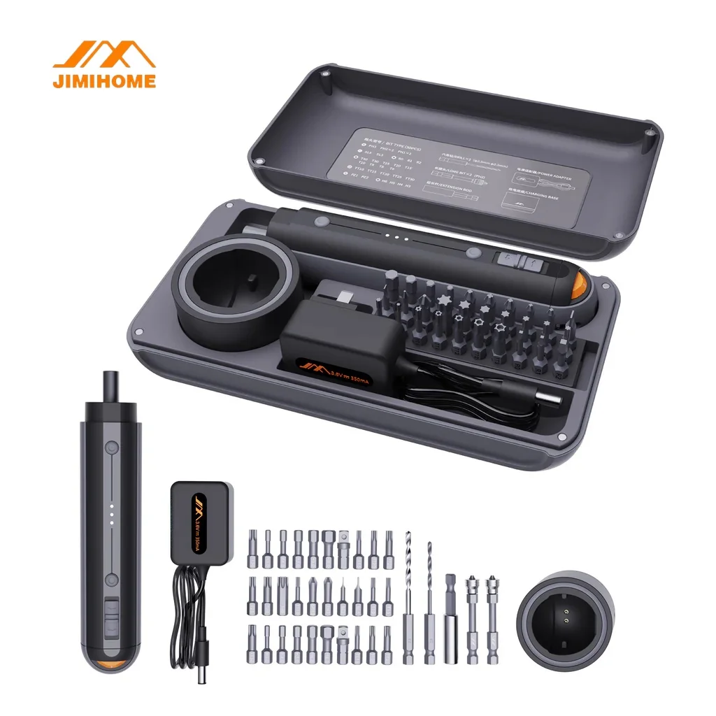 JIMIHOME-3-6V-Cordless-Electric-Screwdriver-Set-38-in-1-Lithium-Battery-Electric-Drill-with ...