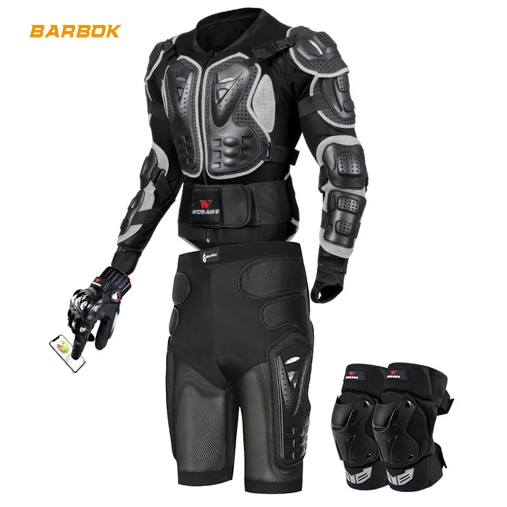 Wosawe Full Body Protection Motorcycle Amor Clothing Suit Protective ...