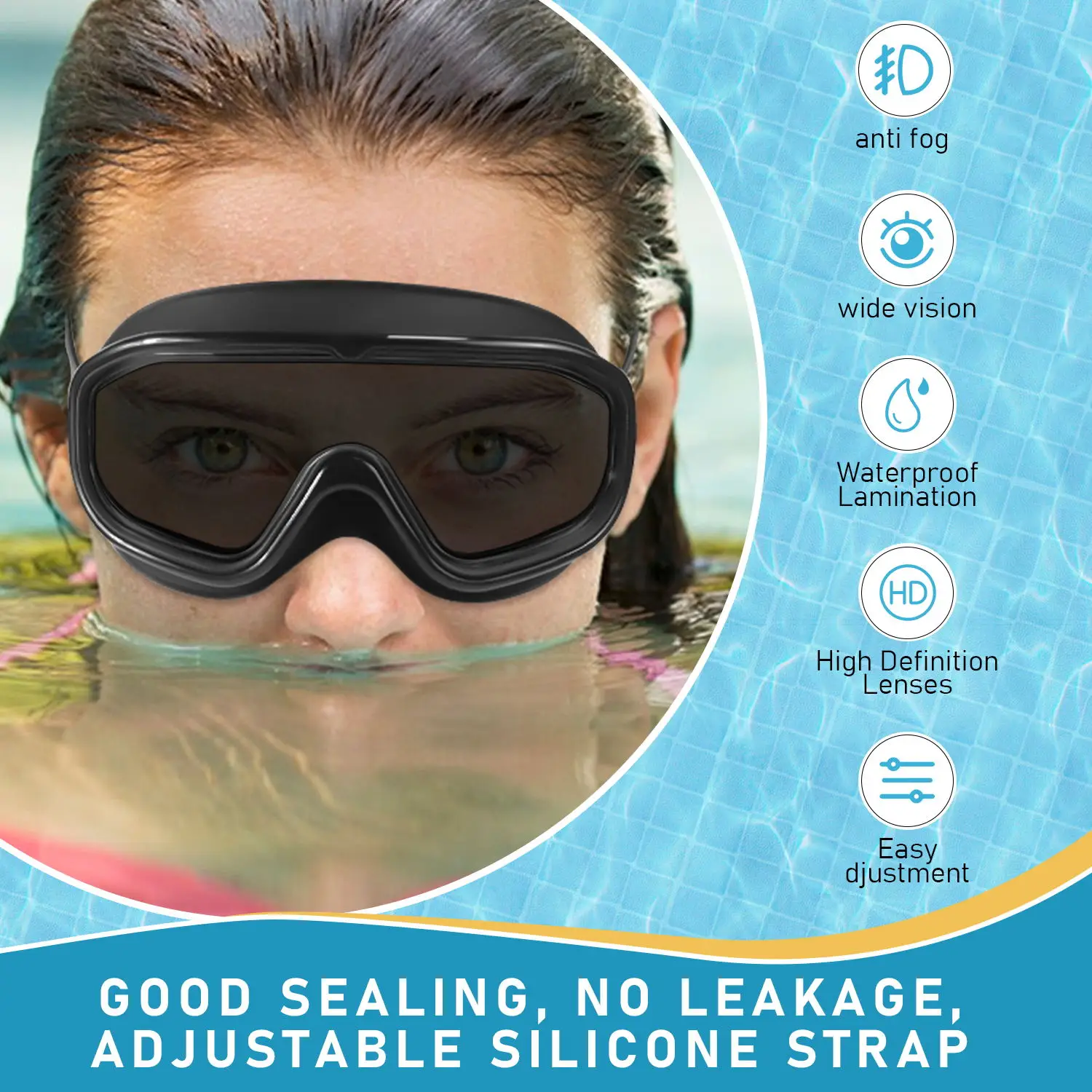 High-Quality-Swimming-Eyewear-Glasses-Diving-Goggles-Comfortable ...