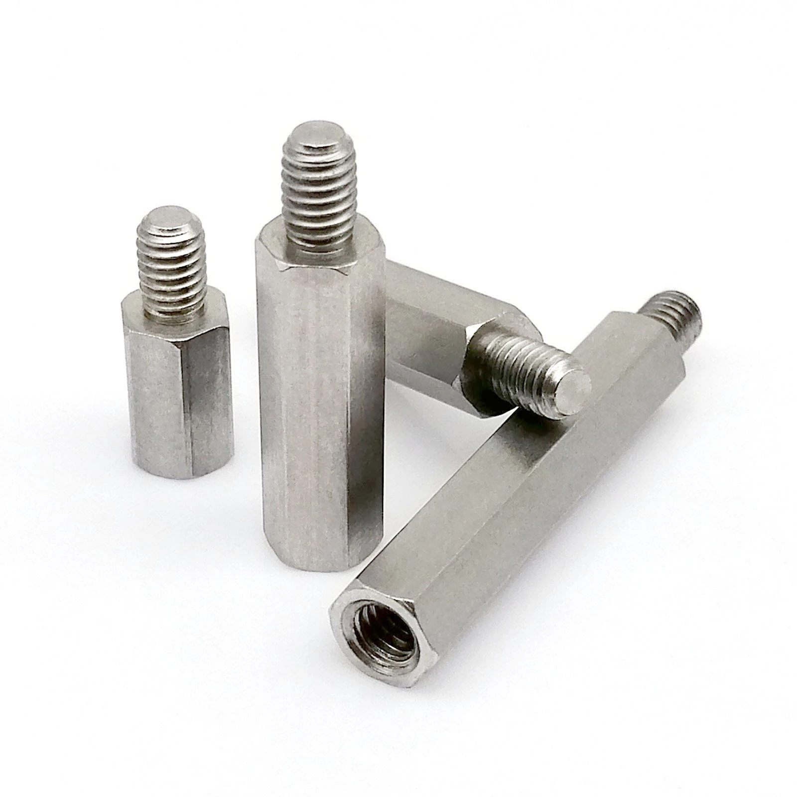 PCB 보드 마더보드용 육각 스탠드오프 육각 기둥 M F, 암수 스페이서 나사, M3 M4 304 스테인리스강 커플링 조인트 ...