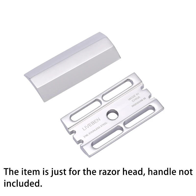 Men-Shaving-CNC-316L-Stainless-Steel-Safety-Razor-Head-Double-Edged ...