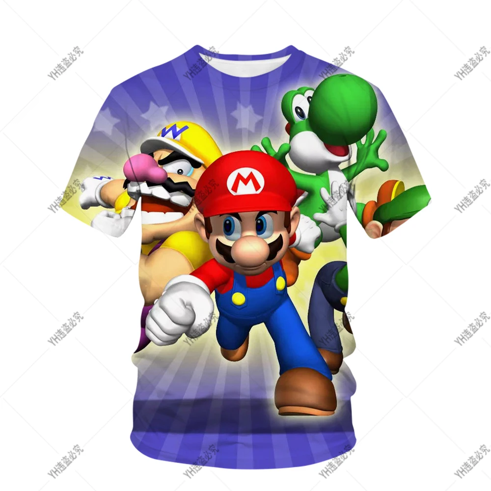 Camiseta de Super Mario para niños, ropa para niños, camisetas con ...