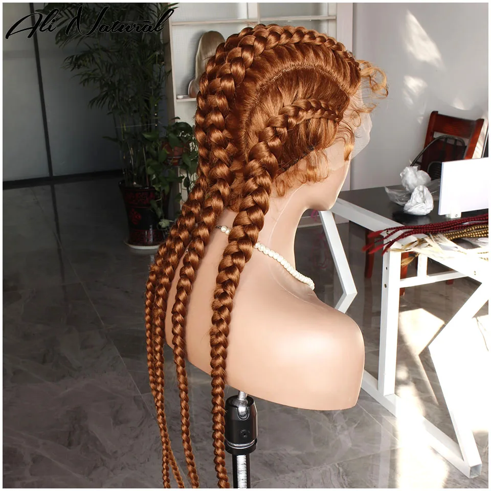 Burnt Orange Box Braids