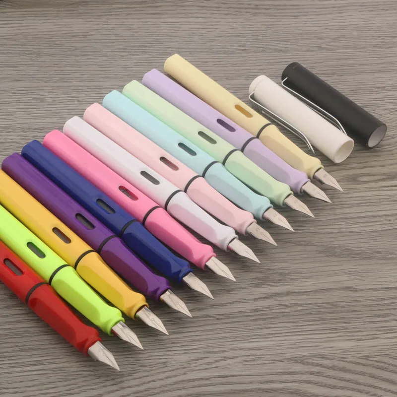 Pluma-estilogr-fica-de-lujo-pluma-de-tinta-de-estilo-EF-color-verde-y ...