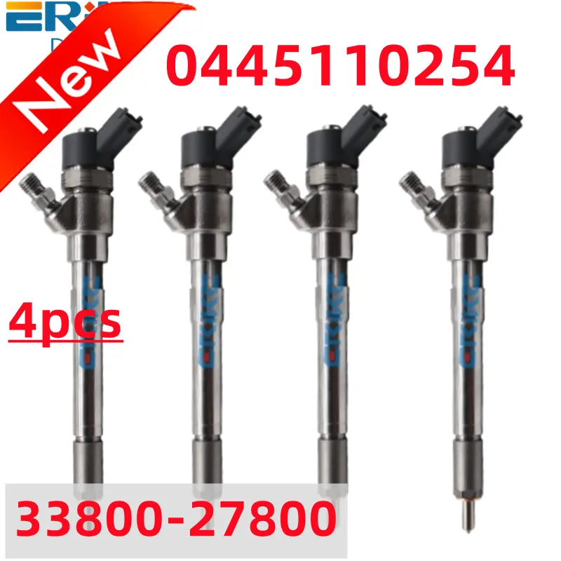 4PCS-0445110254-Diesel-Genuine-Fuel-Injector-0-445-110-254-Nozzle ...