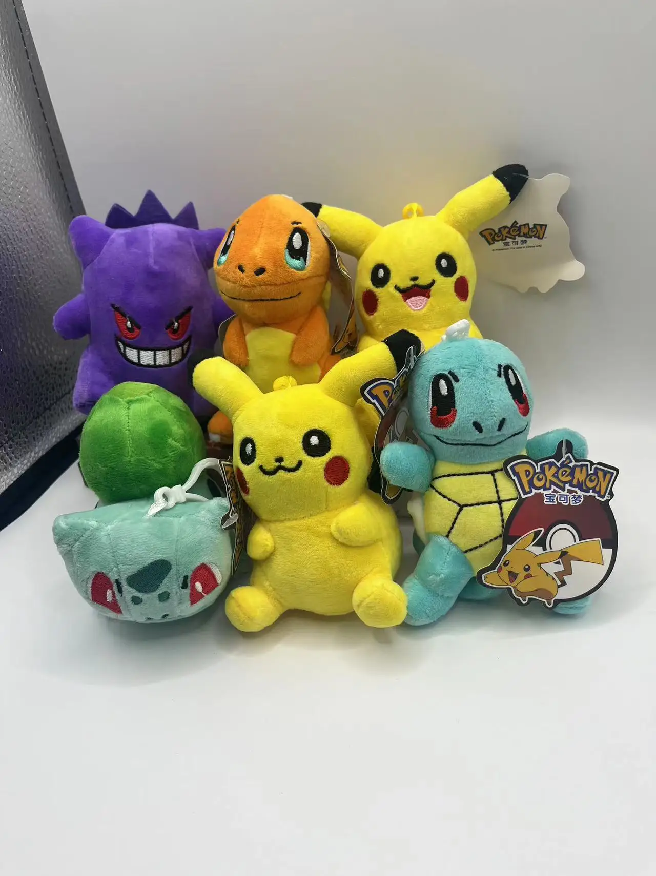 Mu-eco-de-peluche-de-Pok-mon-Squirtle-Charmander-juguete-colgante-de ...