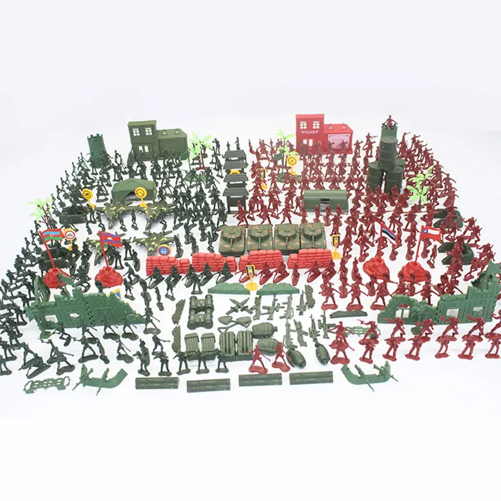330-Pieces-Army-Base-Set-4cm-Soldiers-Assorted-Accessories-Toys-Model ...