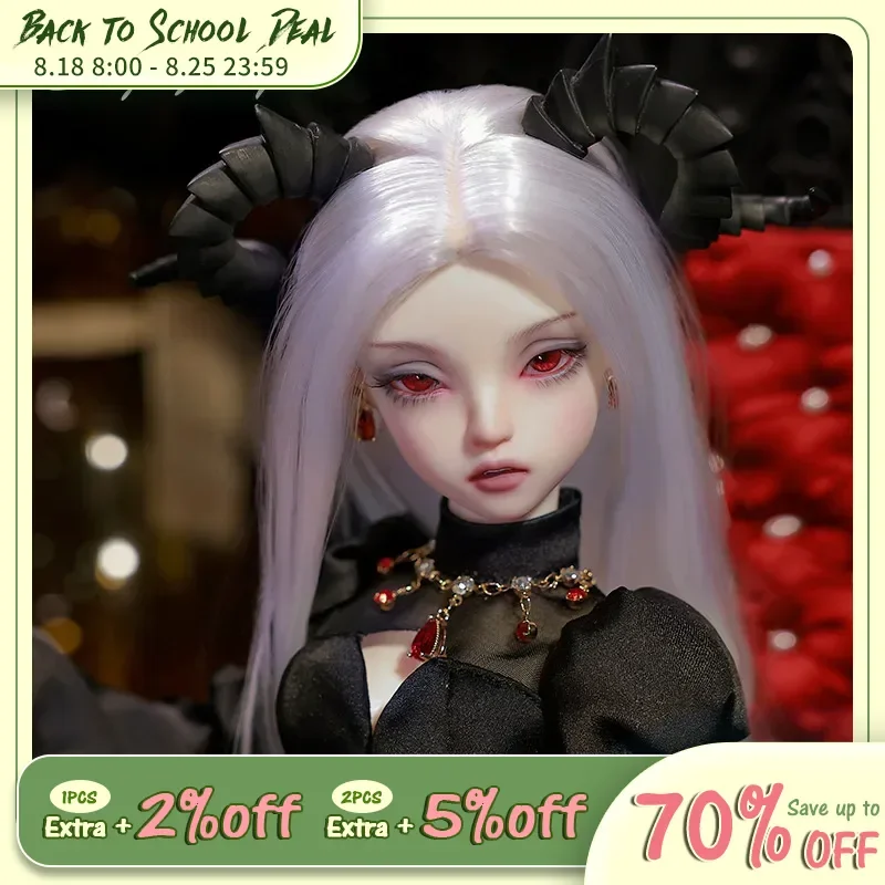 Bubo-Bjd-Doll-1-4-Barly-Fantasy-Dark-Red-Eyes-Goat-Witch-Magic-Black ...