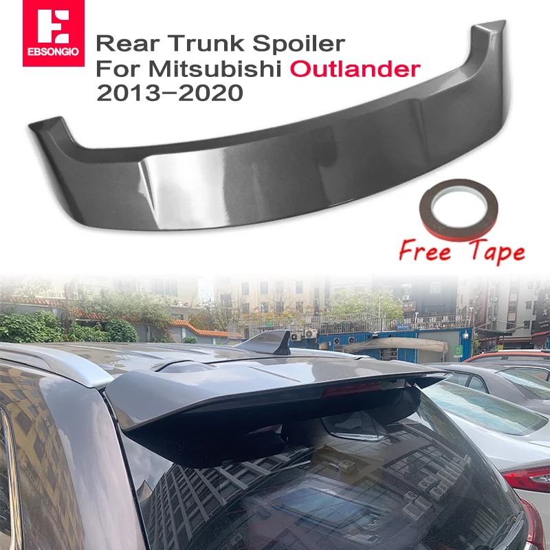 High Quality ABS Plastic Unpainted Color Rear Roof Spoiler Tail Trunk ...