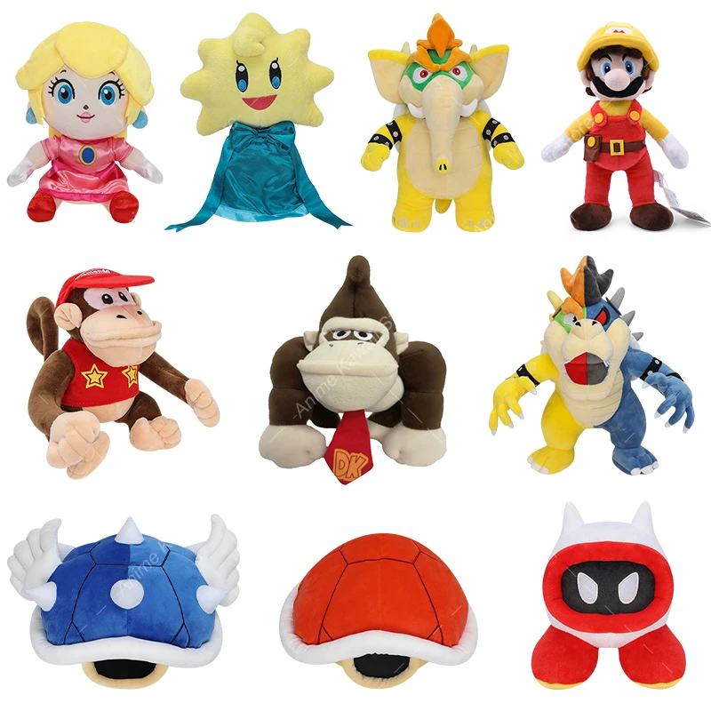 New-Mario-Plush-Stuffed-Toy-Cute-Princess-Peach-Stella-Bowser-Diddy ...