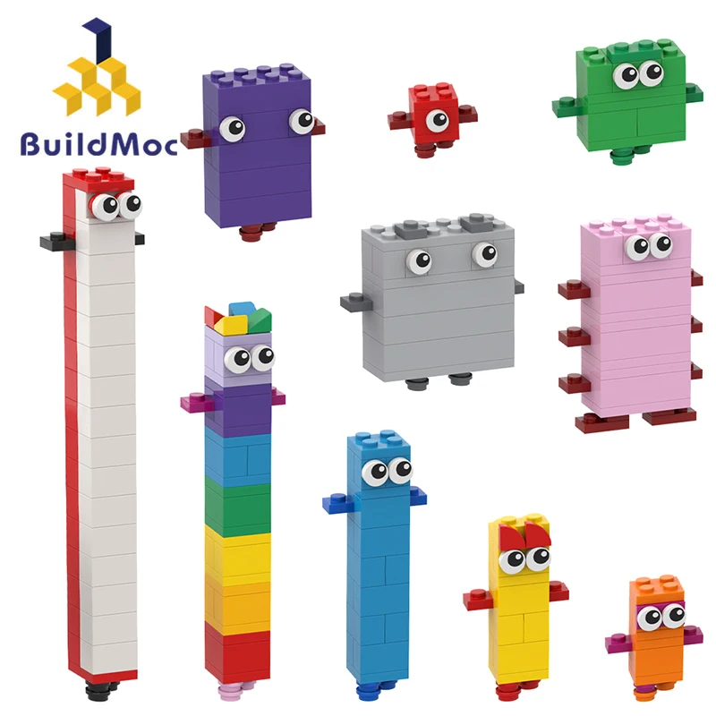 BuildMoc-Number-Figure-Building-Blocks-for-Children-Creative-MOC-Kits ...
