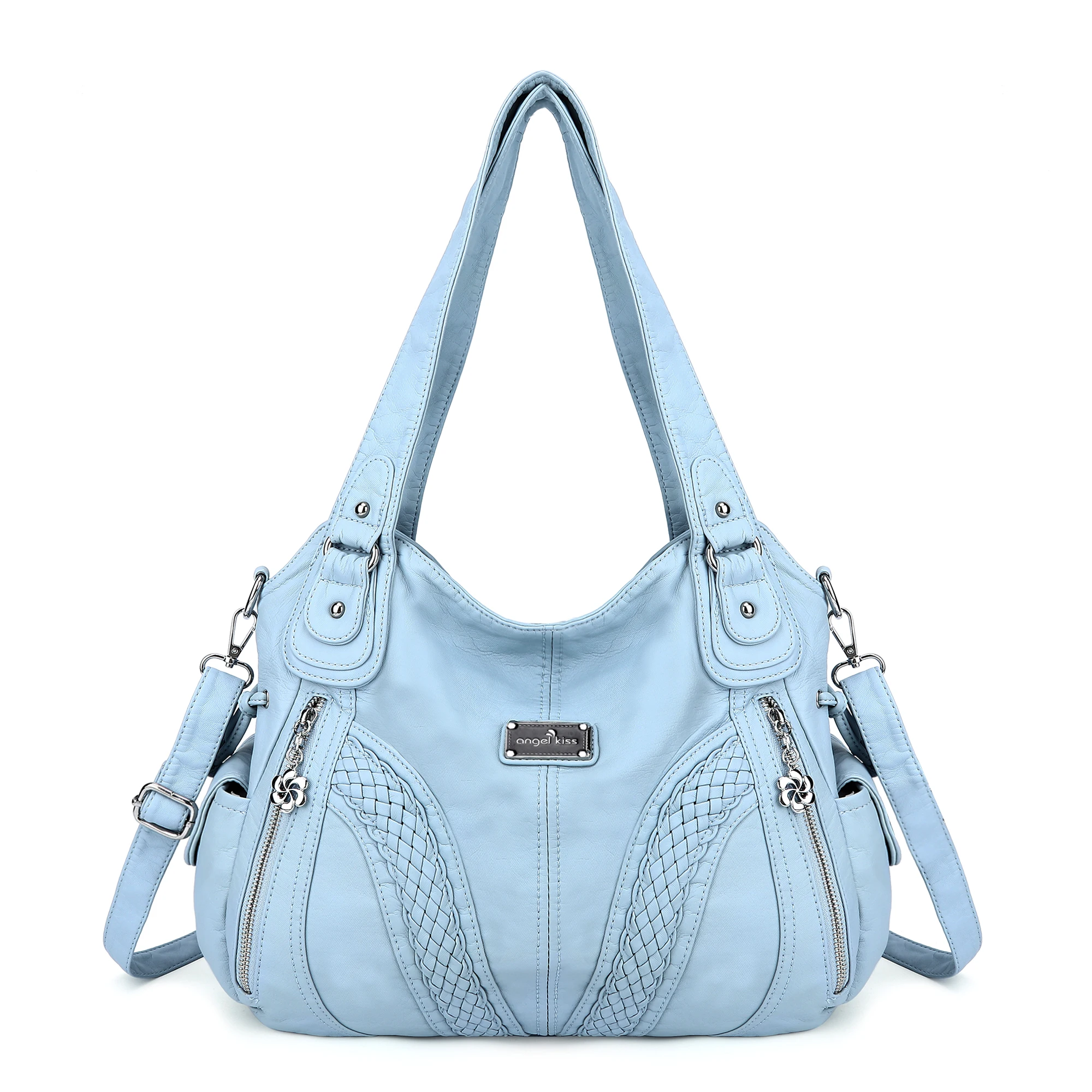 AngelKiss – sac à main blanc imprimé Floral pour femmes, sacoche avec ...