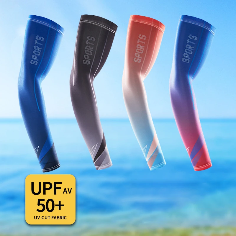 Cycling-Ice-Sleeve-Men-s-Summer-Driving-Sun-Protection-Two-Tone-Arm ...