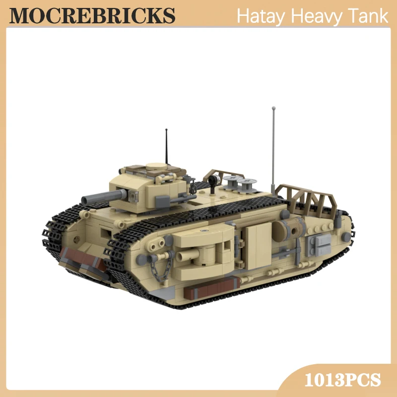 Military-Film-Series-Tracked-Vehicle-Hatay-Heavy-Tank-MOC-Building ...