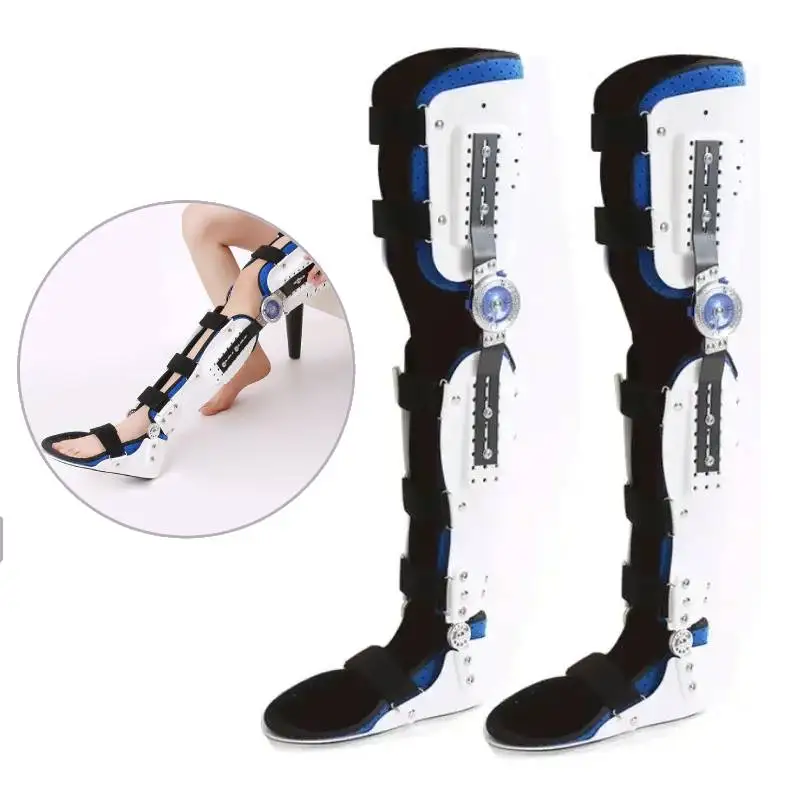 Leg-Ankle-Knee-Brace-Protector-Joint-Pain-Relief-Adjustable-Fixed ...