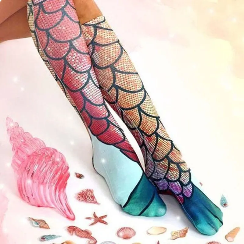 3D Mermaid or Chicken Socks (4 Styles) - Gifts for idea
