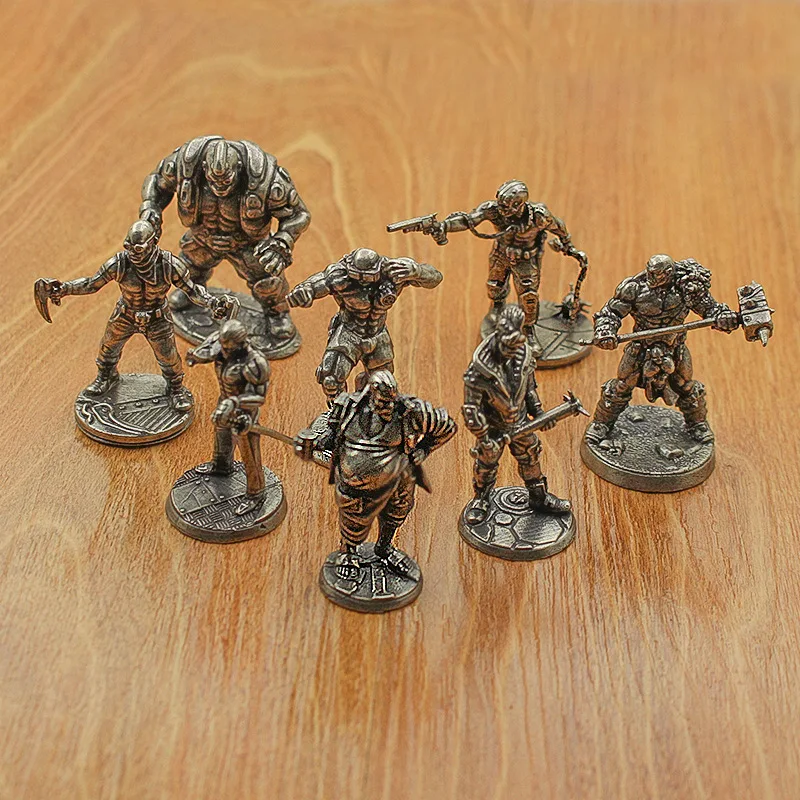 Metal Cyberstyle Mafia Soldier Model Action Figures Desktop Car ...