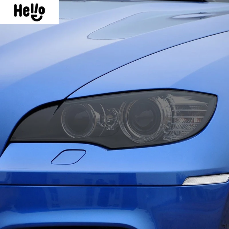 For BMW X5 E70 M 2007-2013 Accessories Car Headlight Tint Smoked Black ...