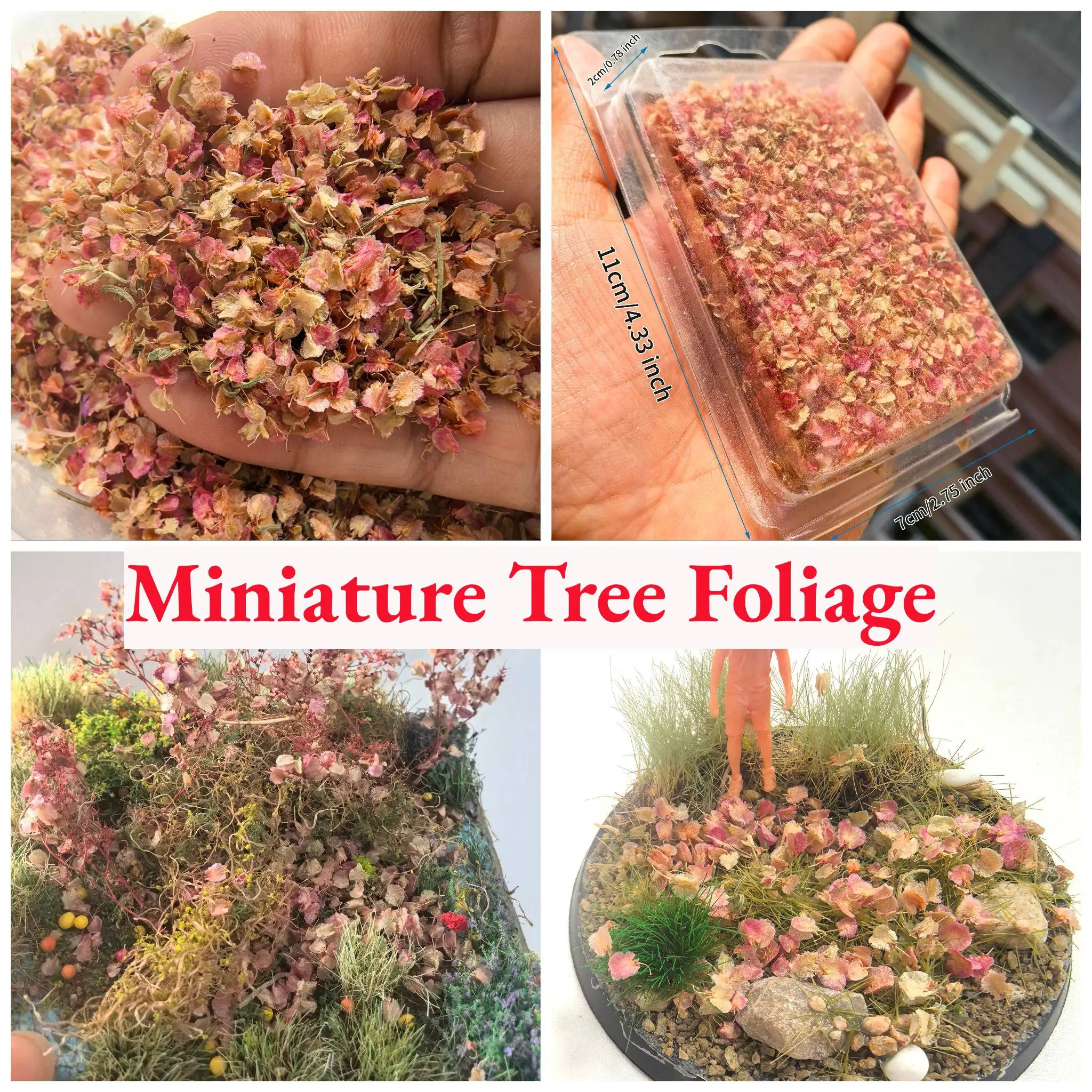 Miniature Tree Foliage Artificial Plants for Ho OO N Diy Model Making ...