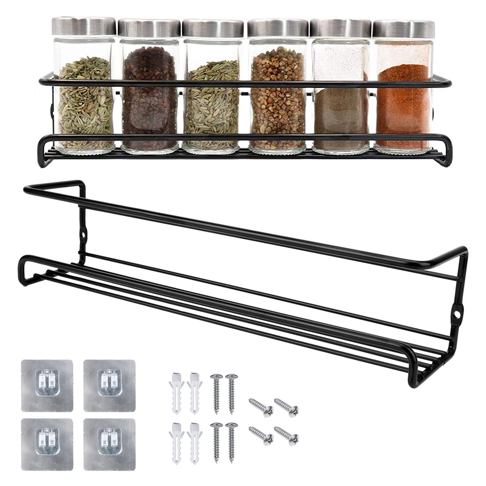 Single-Layer-Spice-Jar-Rack-de-armazenamento-Racks-suspensos-de-metal ...