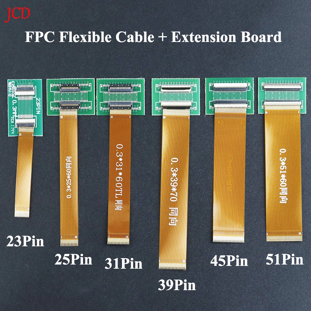 1Set-23-25-31-39-45-51-Pin-0-3mm-Pitch-Extension-Board-Connector ...