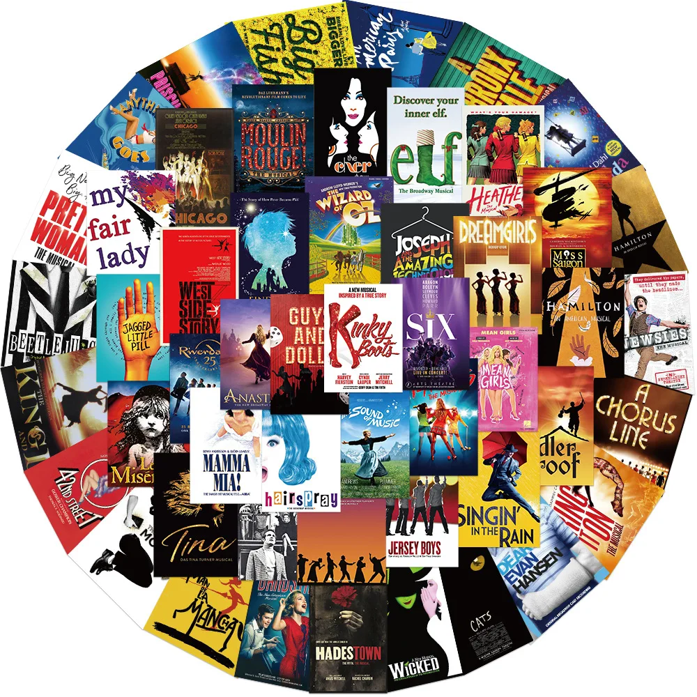 Broadway Poster Collage