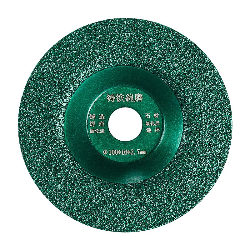 100*16mm Vacuum Brazing Diamond Grinding Disc Thickening Silicon ...