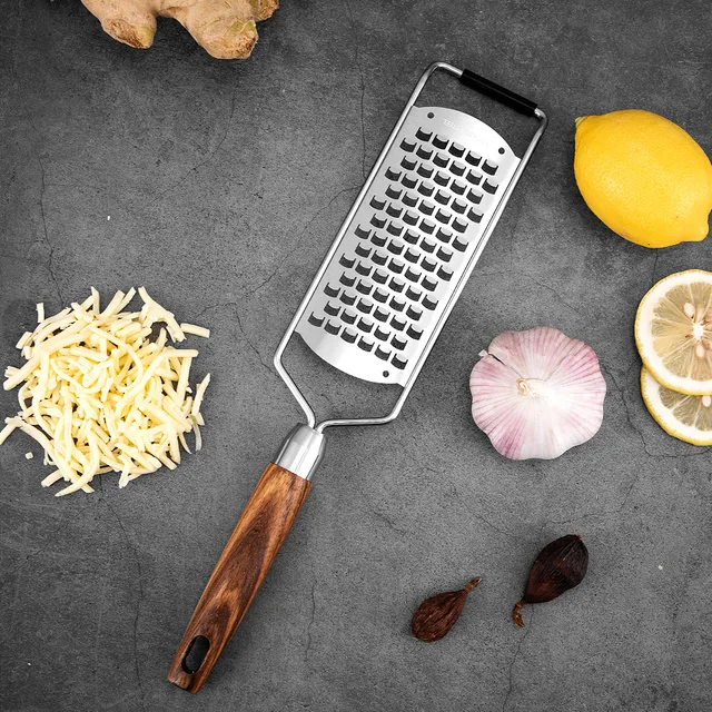 Stainless Steel Kitchen Tools Lemon Planer Cheese Planer Solid Wooden ...