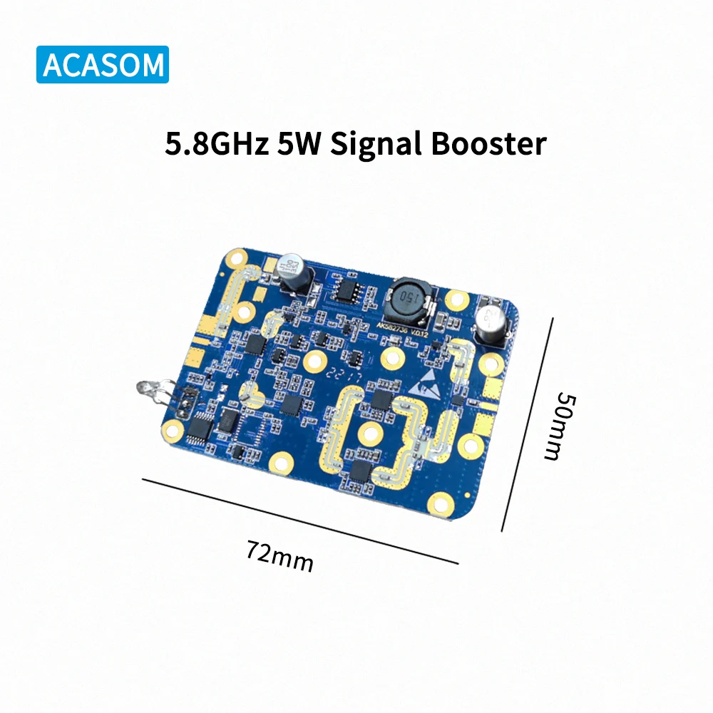 5.8GHz 5W Wifi Wireless Broadband Amplifier Router Power Range Signal ...