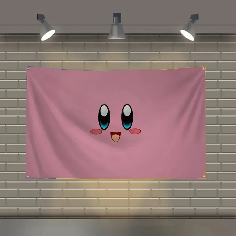 Kirby-Flag-Banners-para-decora-o-ao-ar-livre-poli-ster-Banners-para ...