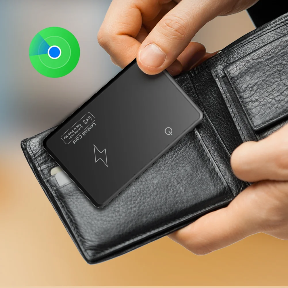 Wireless-Charging-Wallet-Tracker-Card-Waterproof-Work-with-Apple-Find ...