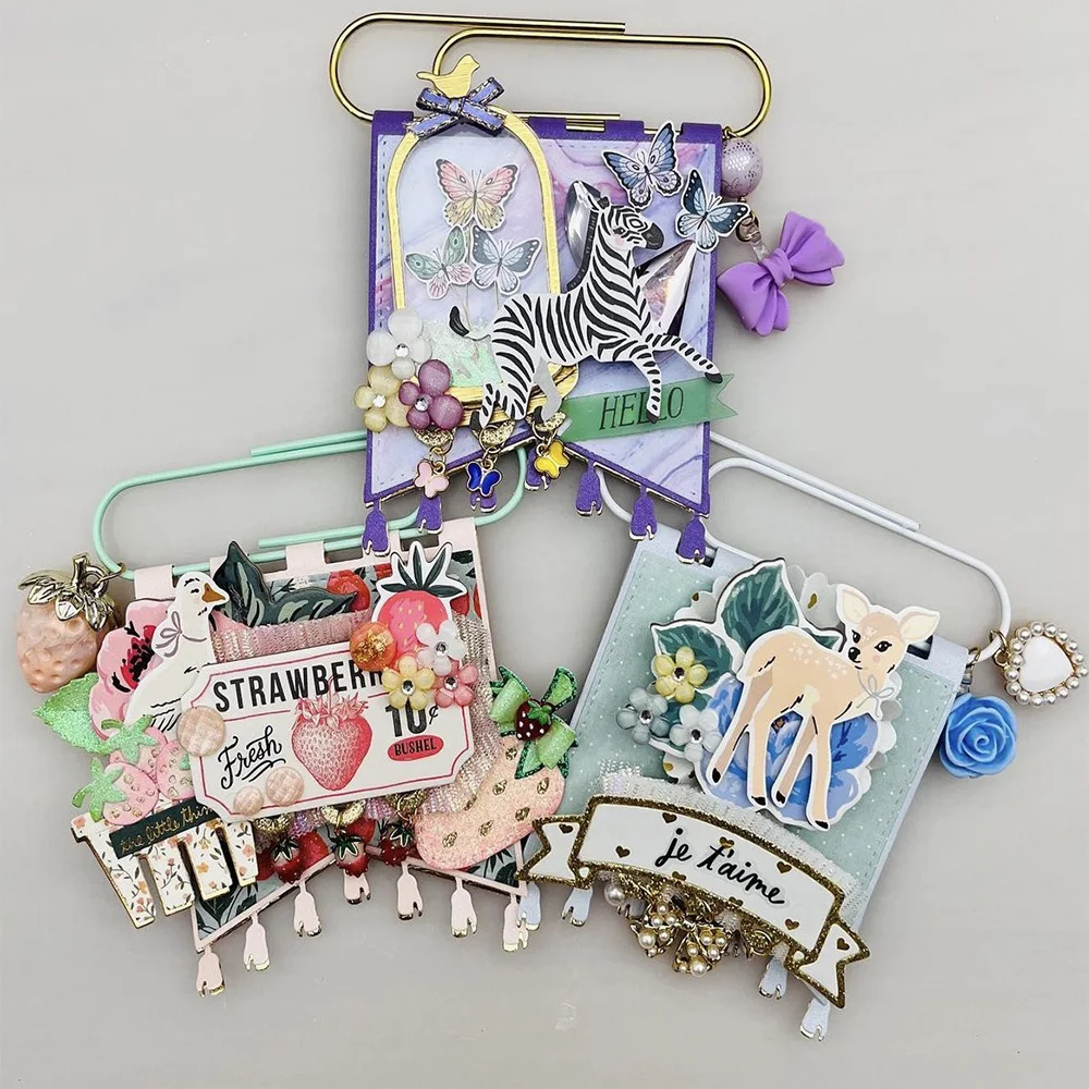 KSCRAFT Jumbo Paperclip Banner Metal Cutting Dies Stencils for DIY ...