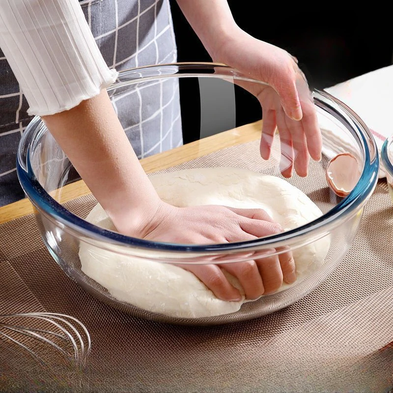 Large Glass Basin Household Kitchen with Lid and Basin Thickened Heat ...
