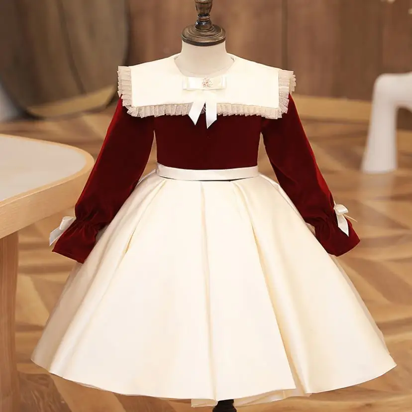 High End Children's Evening Gown Kids Catwalk Wedding Birthday Baptism ...